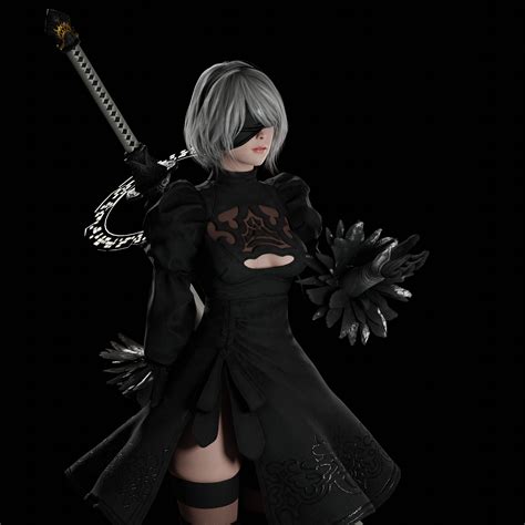 2b New Hair By Mokujinhornywood On Deviantart