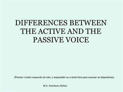 Differences Between Active And Passive Ppt