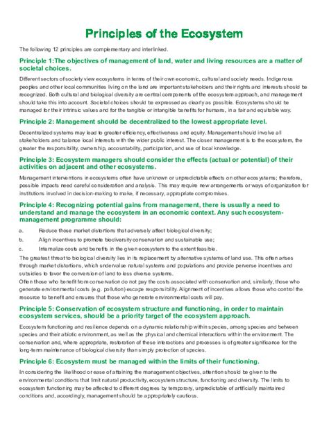 Principles Of The Ecosystem Pdfcoffeecom