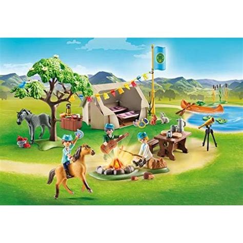 Juguete Iteractivo Playmobil® Campamento Para Niños