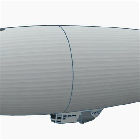 🎲 1350 K Class Blimp・ 3d File For 3d Printing・cults