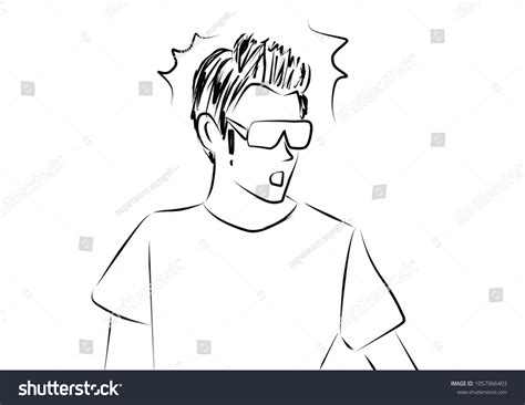 Surprised People Drawings