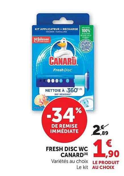 Promo Fresh Disc Wc Canarda Chez Bi1 123cataloguefr