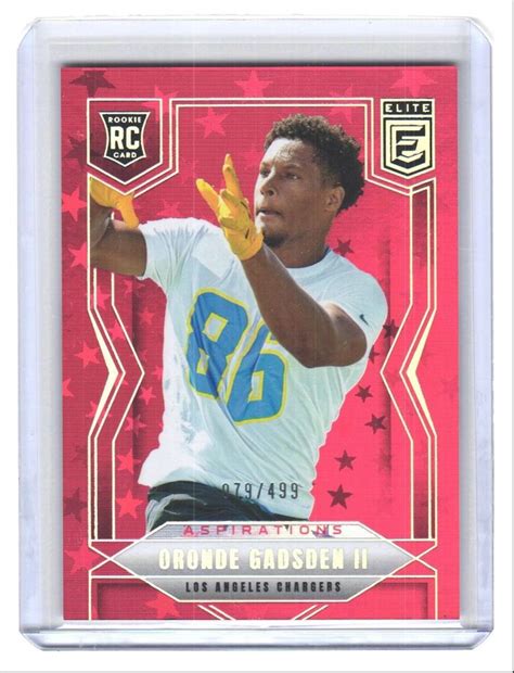 2025 Panini Donruss Elite Rookies Oronde Gadsden Ii 159 Aspirations