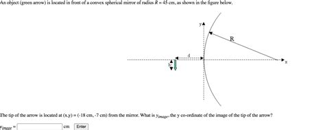 solved an object green arrow is located in front of a