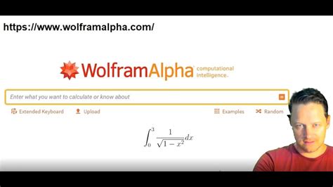 2 Minute Quickie Calculate An Integral In Wolfram Alpha Youtube