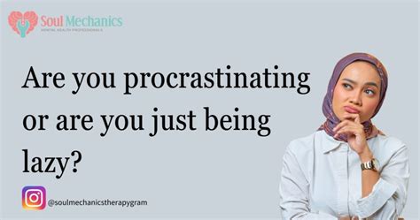 Procrastination Vs Laziness