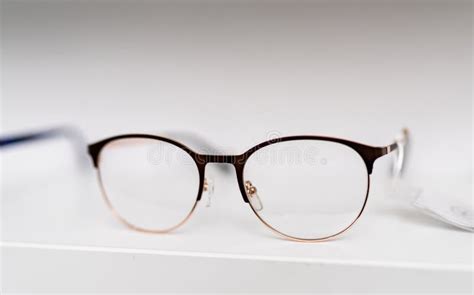 Corrective Eyeglasses Close Up View Optical Plastic Eyewear Classic