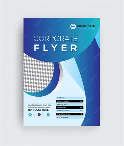 Premium Vector Corporate Business Flyer Template Vector Design
