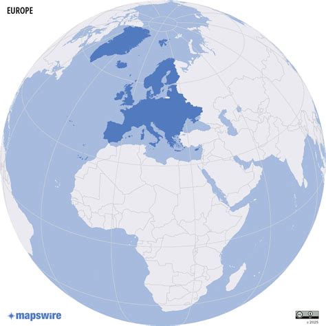 Europe World Map Location