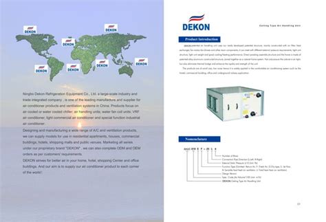 Ceiling Type Ahu Ppt