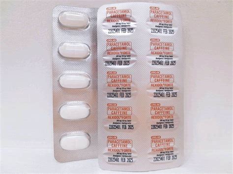 Paracetamol Caffeine Rexidol Forte Dosage At Abby Choi Blog