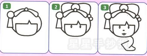 日本女孩简笔画怎么画