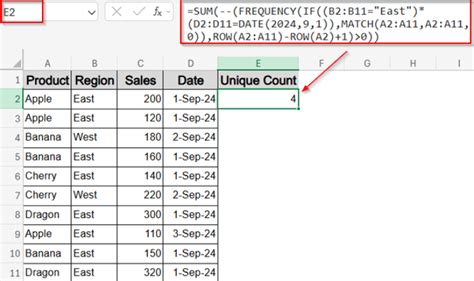 How To Count Unique Values In Excel With Multiple Criteria Excel Insider
