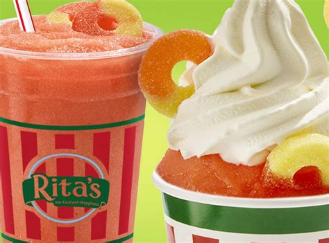 Ritas Italian Ice Reveals New Peach Ring Italian Ice The Fast Food Post