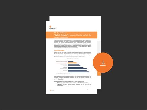 Technical Sheet “big Data Analytics” A Buzz Word That Has Reality In The Telecom Environment