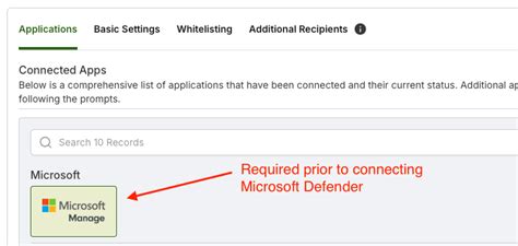 Microsoft Defender Integration Process Saas Alerts