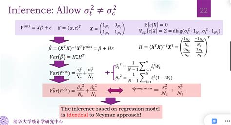 因果推断导论笔记 lecture4 regression methods for completely randomized