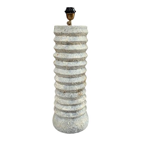 Corrugated Pillar Lamp Base Little And Fox