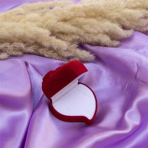 جعبه انگشتری طرح قلب