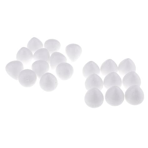 20pcs Polystyrene Styrofoam Foam Craft Shaped Par Grandado