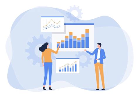 Premium Vector Business Data Analytics Research And Data Scientist