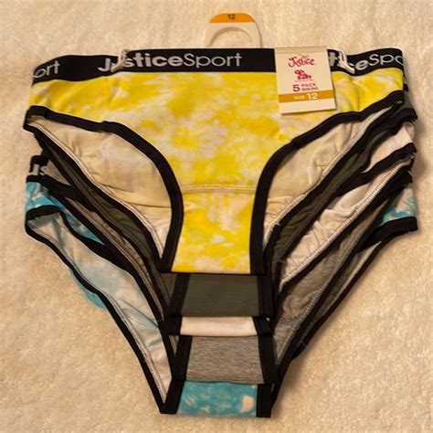 Justice Other Justice Girls Bikini Underwear 5pack Size 6 To 2 New