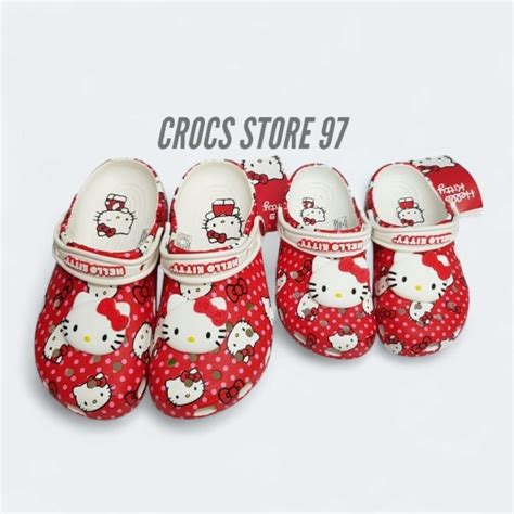 Jual Crocs Classic Hello Kitty Sendal Crocs Sepatu Sendal Wanita Crocs Classic Motif