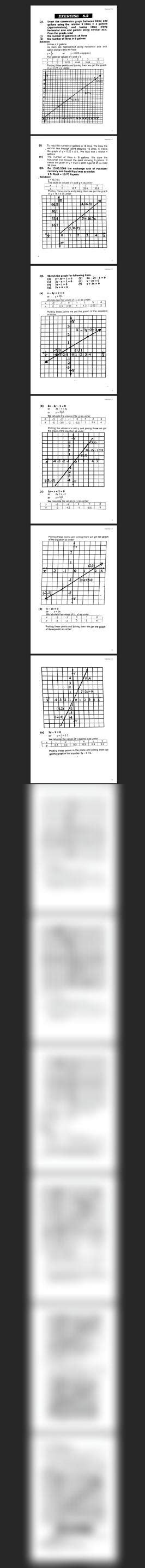 Solution 9th Class Math Notes Chapter 8 All Exercises Solved Full Fed