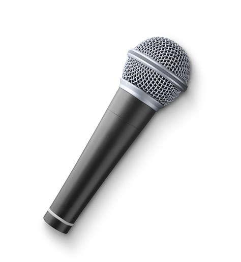 Premium Photo Microphone Isolated On White Background
