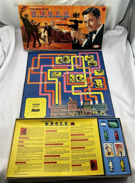 The Man From U N C L E Board Game Man From Uncle Game 1965 Ideal