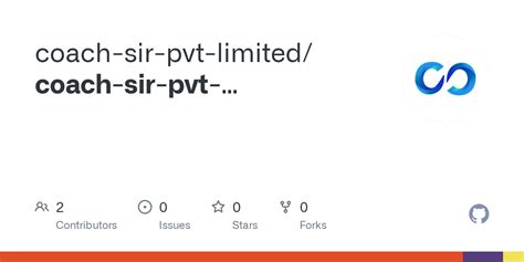 Github Coach Sir Pvt Limitedcoach Sir Pvt