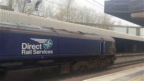 Drs Class 66427 And 66415 Stafford Youtube