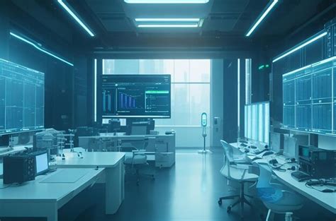 Premium Ai Image Aidriven Financial Analysis Lab