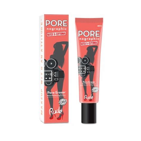 Porenographic Minimizing Primer Pore Eraser By Rude Cosmetics For Women 07 Oz Primer 07