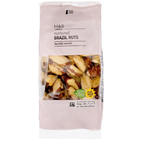 Mands Natural Brazil Nuts 300g British Online British Essentials