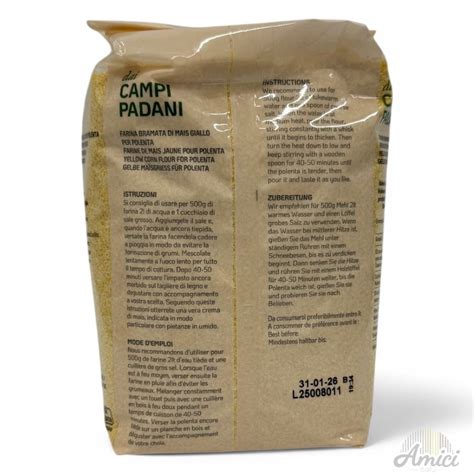 Купити Крупа кукурудзяна Campi Padani Bramata Gialla 1 кг в інтернет