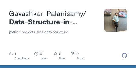 Github Gavashkar Palanisamydata Structure In Python Python Project