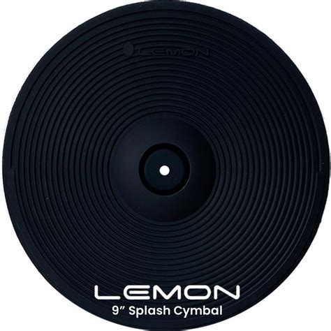 Lemon 9 Inch Dual Zone Splash Cymbal With Choke Lemon 9 Dual Zone
