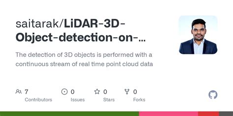 Github Saitaraklidar 3d Object Detection On Real Point Cloud Stream