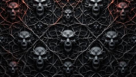Free Gothic Skull Pattern Image Gothic Skulls Pattern Download At