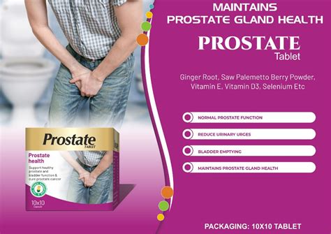 Prostate Tablet 1010 Tab Pack Packaging Type Carton Box At Best