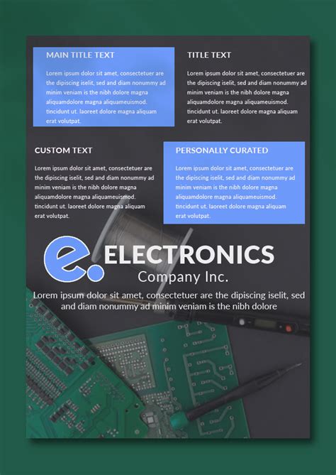 Electronic Data Sheet Free Template In Psd Room