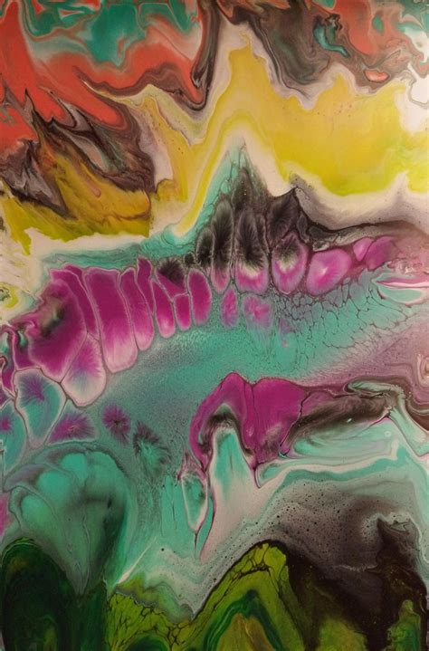 Fluid Acrylic Abstract Pouring Art Fluid Acrylics