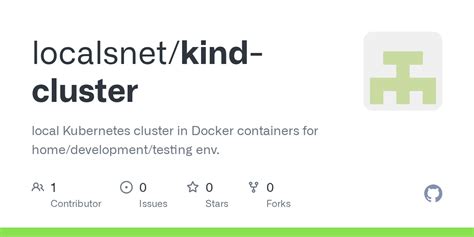 Github Localsnet Kind Cluster Local Kubernetes Cluster In Docker