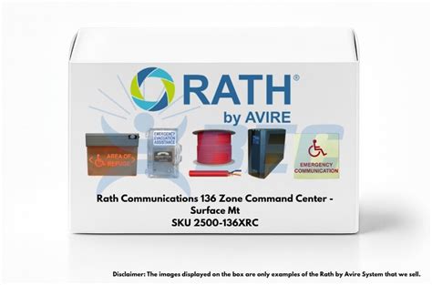 Rath Communications 136 Zone Command Center Surface Mt