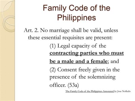 Understanding Filipino Same Sex Marraige Pptx Marriage And Civil