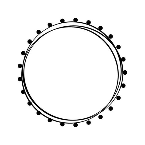Vintage Frame Circle Monogram 06 Graphics Svg Dxf Eps Png Cdr Ai Pdf