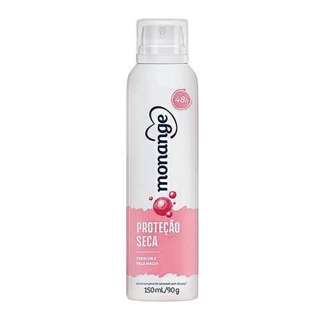 Desodorante Aerossol Monange Proteção Seca Feminino 150ml Rissul Online