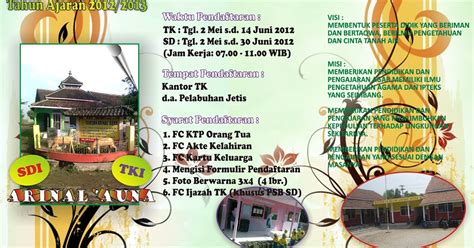 Sd Islam Arinal Auna Pendaftaran Siswa Baru Tk Sd Islam Arinal Auna Tapel 2012 2013